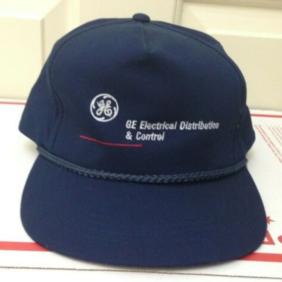 Accessories | Vintage 9s General Electric Ge Hat Cap Blue | Poshmark